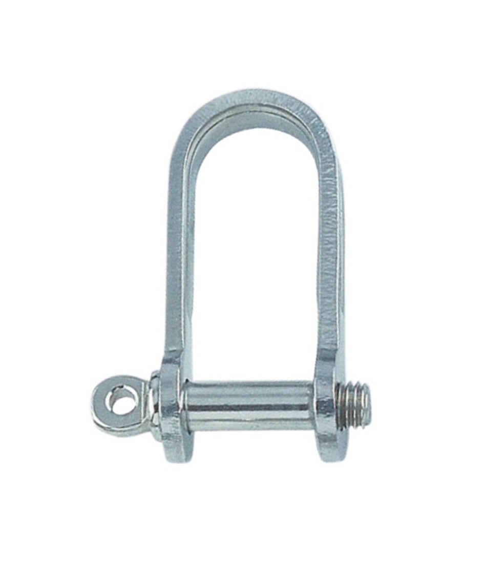 Flat shackle, long / A4-AISI 316 | Scanmarc A/S