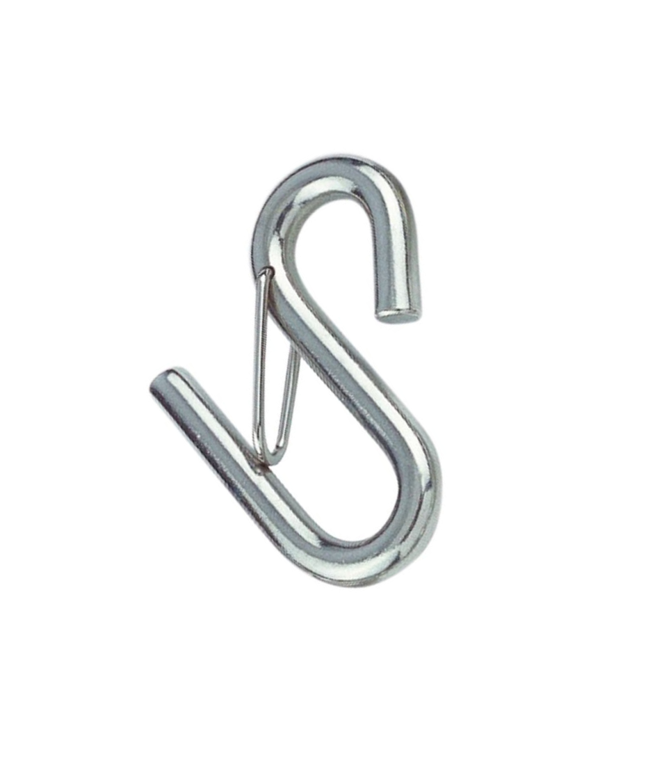 S-hook, safety spring / A4-AISI-316 | Scanmarc A/S